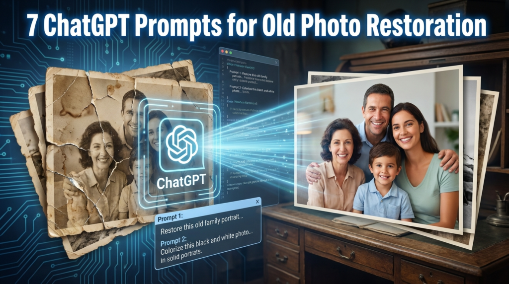 7 ChatGPT Prompts for Old Photo Restoration - GEMINI GURU